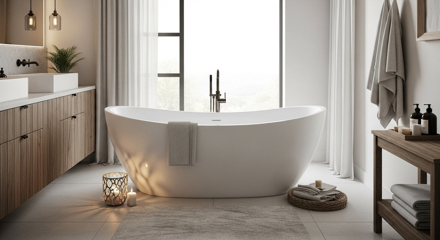 Discover the Best Square Freestanding Bath | BAULANE® Bathrooms